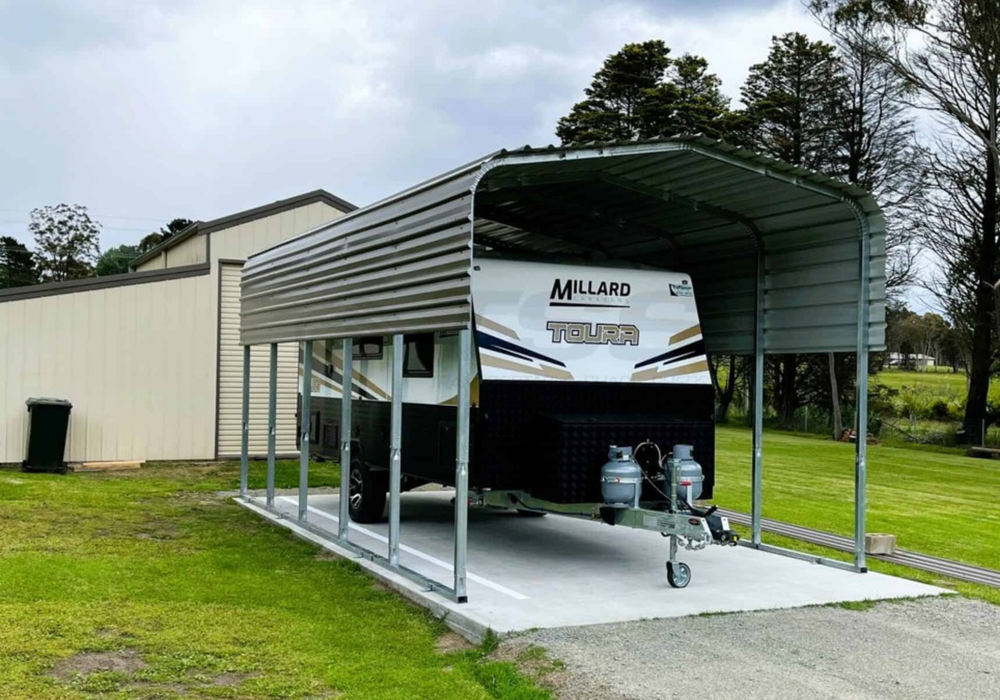 Home Shade Shed | 4670W x 7600L x 3800 Apex | C2